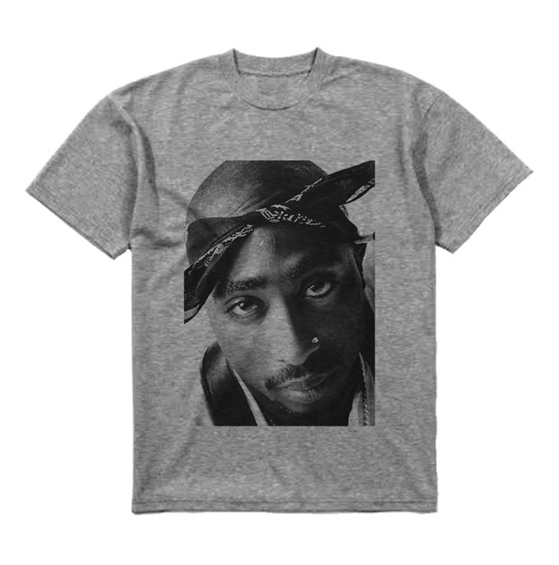 2pac Unisex Adult Gray T-shirt Men Women Size S M L XL - Etsy