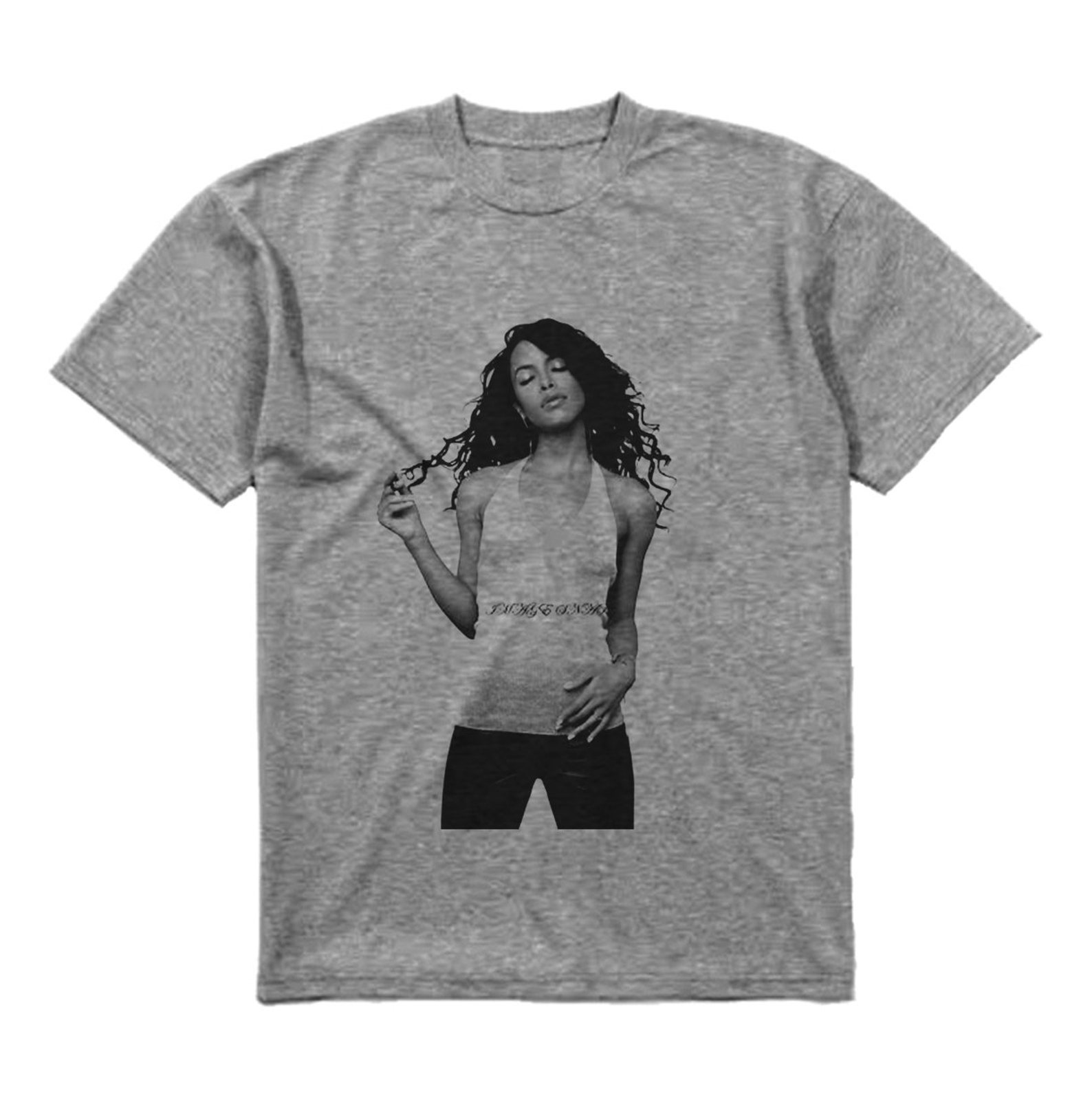 Aaliyah Unisex Adult Gray T Shirt Men Women Size S M L Xl Etsy
