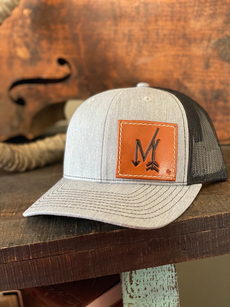 Custom Cattle Brand Caps Cattle Ranch Custom Hat Leather - Etsy