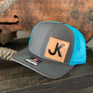 Custom Cattle Brand Caps| Cattle Ranch, Custom Hat, Leather Hat Patch ...