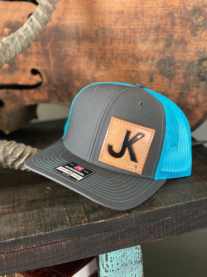 Custom Cattle Brand Caps Cattle Ranch Custom Hat Leather - Etsy