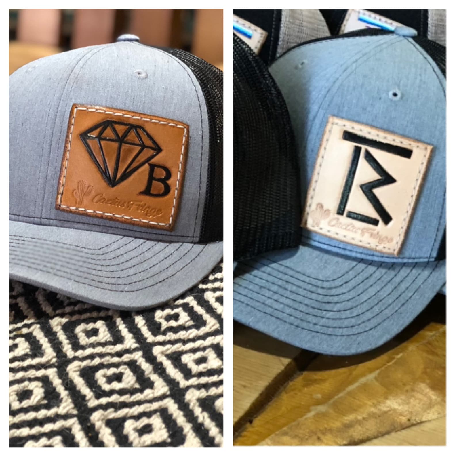 Custom Cattle Brand Caps Cattle Ranch Custom Hat Leather - Etsy