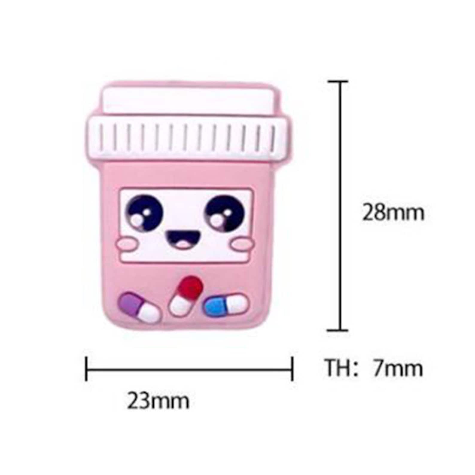 Medicinal Silicone Beads Mini Cartoon Pill Box Silicone - Etsy