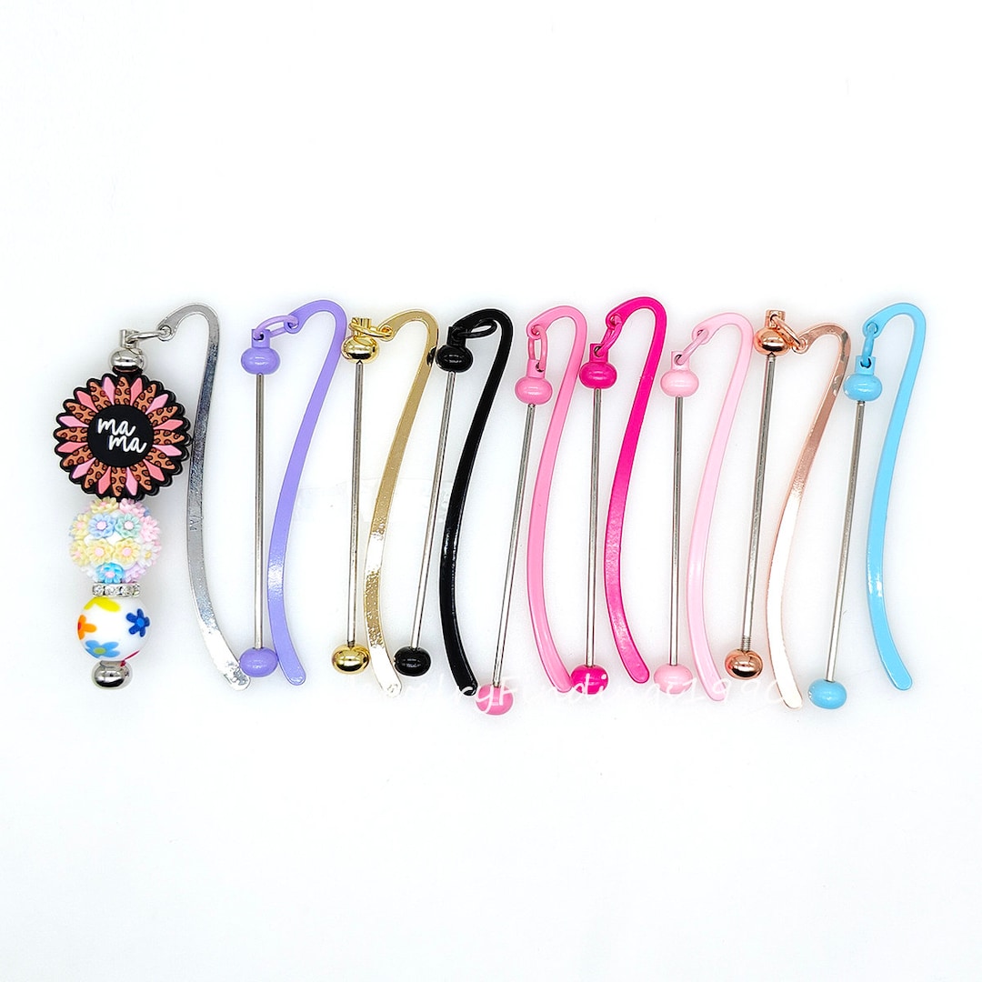 Metal Beadable Bookmark Blank,diy Bookmark,beadable Gift for Teacher ...