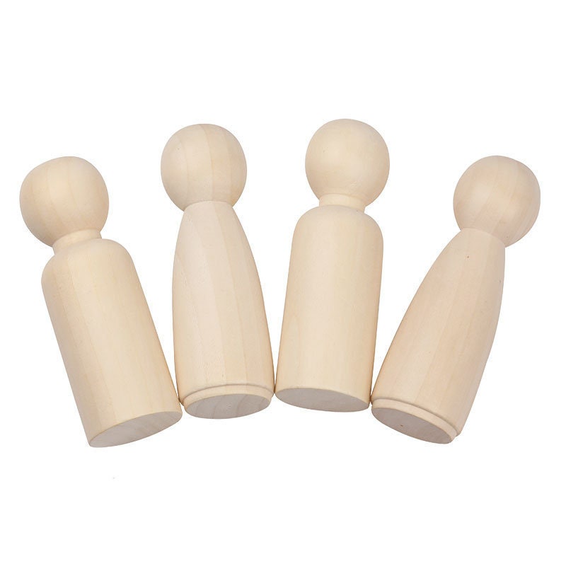 Wood Peg People - Etsy