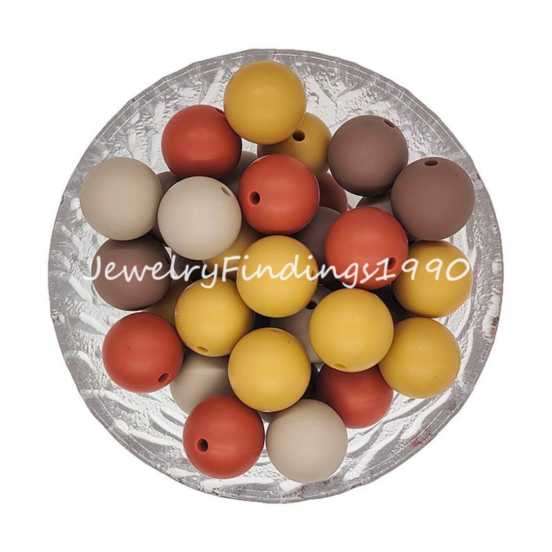 New Assorted Beads Bulk Silicone Beads Mixed 4 Color Beads - Etsy