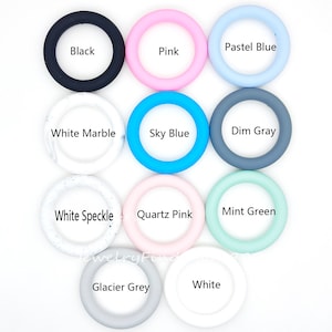 65mm Silicone Ring, Silicone Loop, 65mm Silicone O Ring With 2 Hole for ...