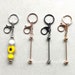 5-100pcs Metal Beadable Keychain Bar-blank - Etsy