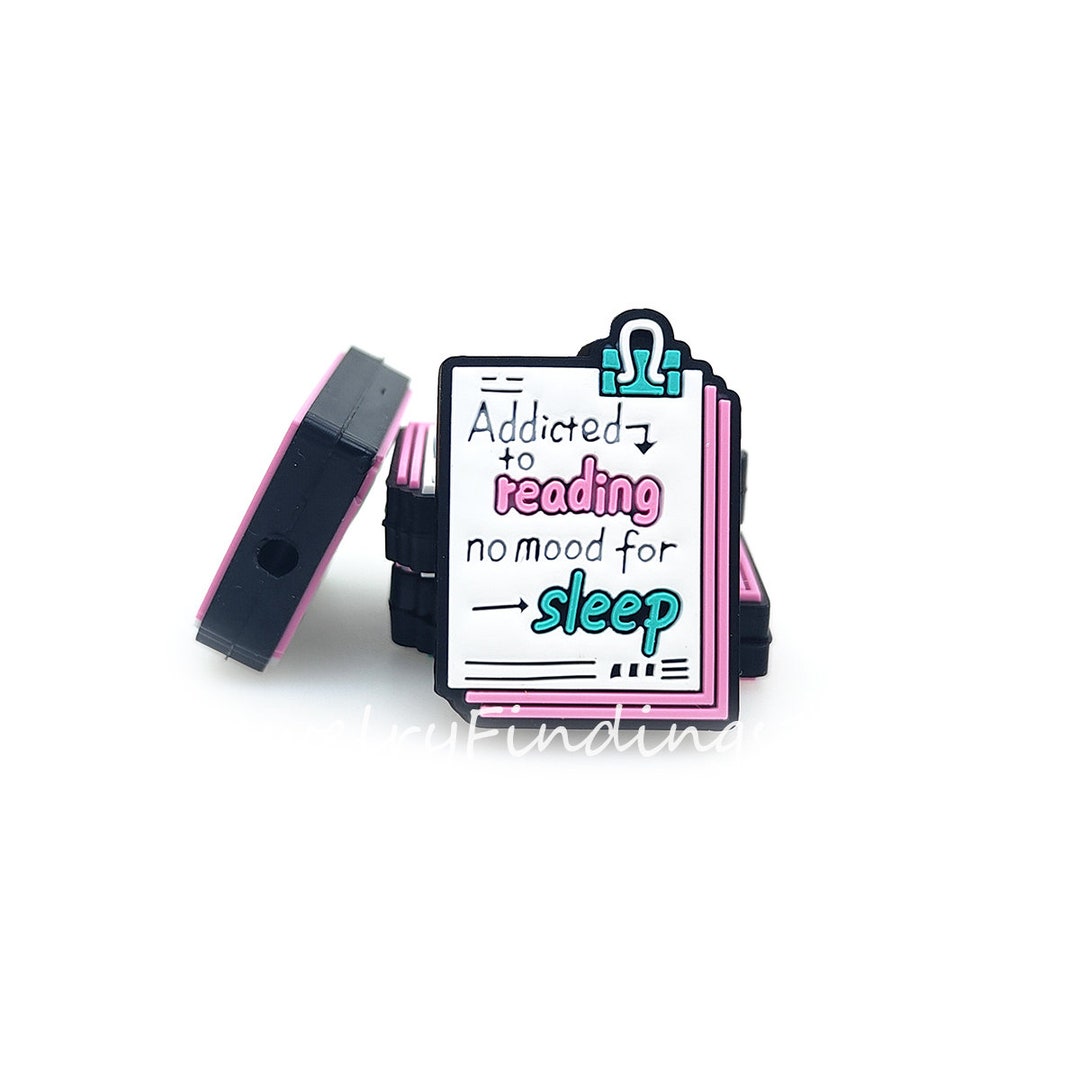 Notebook Silicone Focal Beads, Reading Beads - Etsy