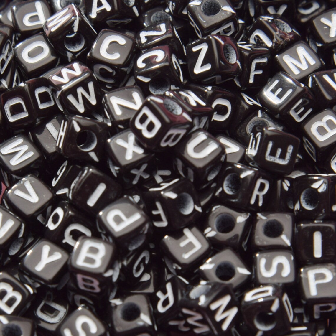 5MM Mix Letter Beads, Square Alphabet Beads, Acrylic Beads, DIY Jewelry ...