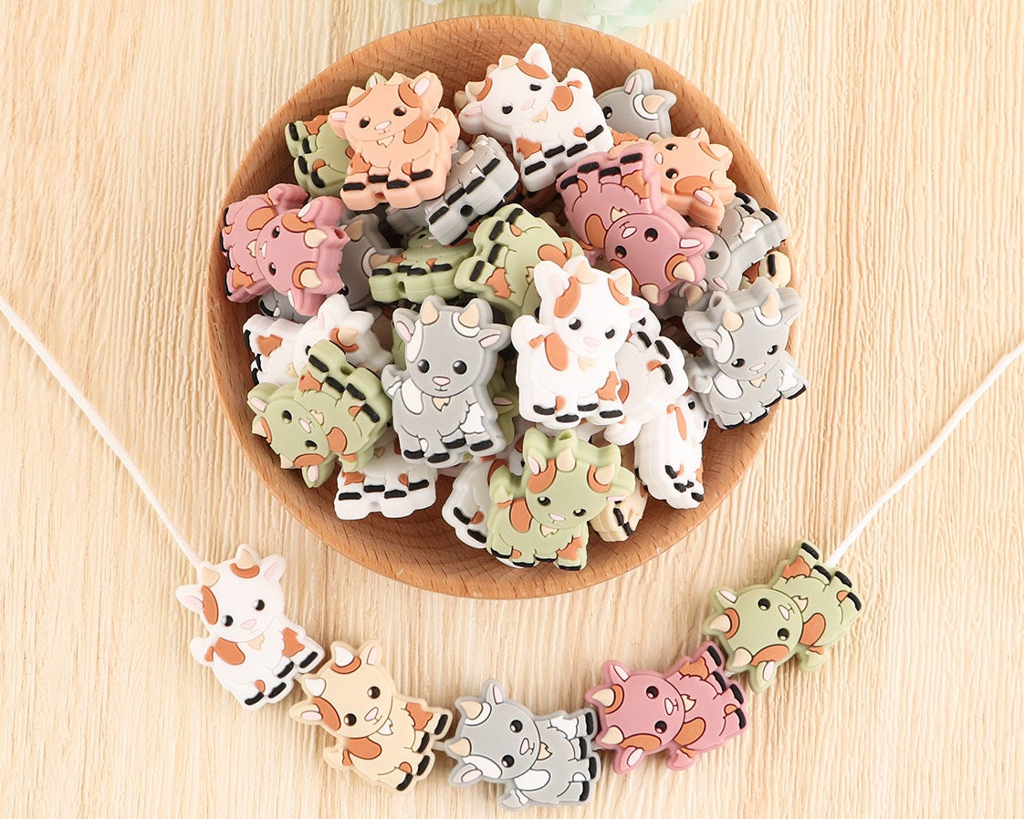 Goat Silicone Beads Bulk Silicone Beads Silicone Focal Beads - Etsy