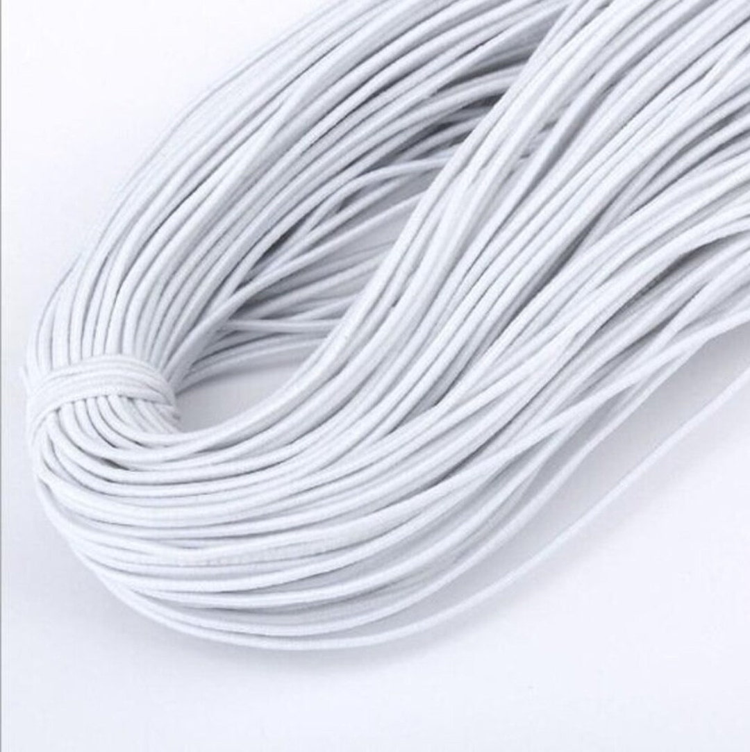 100meter Elastic Cord, 1mm 1.5mm Elastic Band, Round Elastic Cord, Soft ...