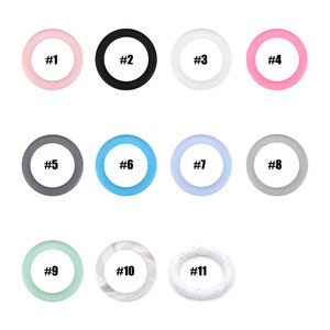 65mm Silicone Ring, Silicone Loop, 65mm Silicone O Ring With 2 Hole for ...