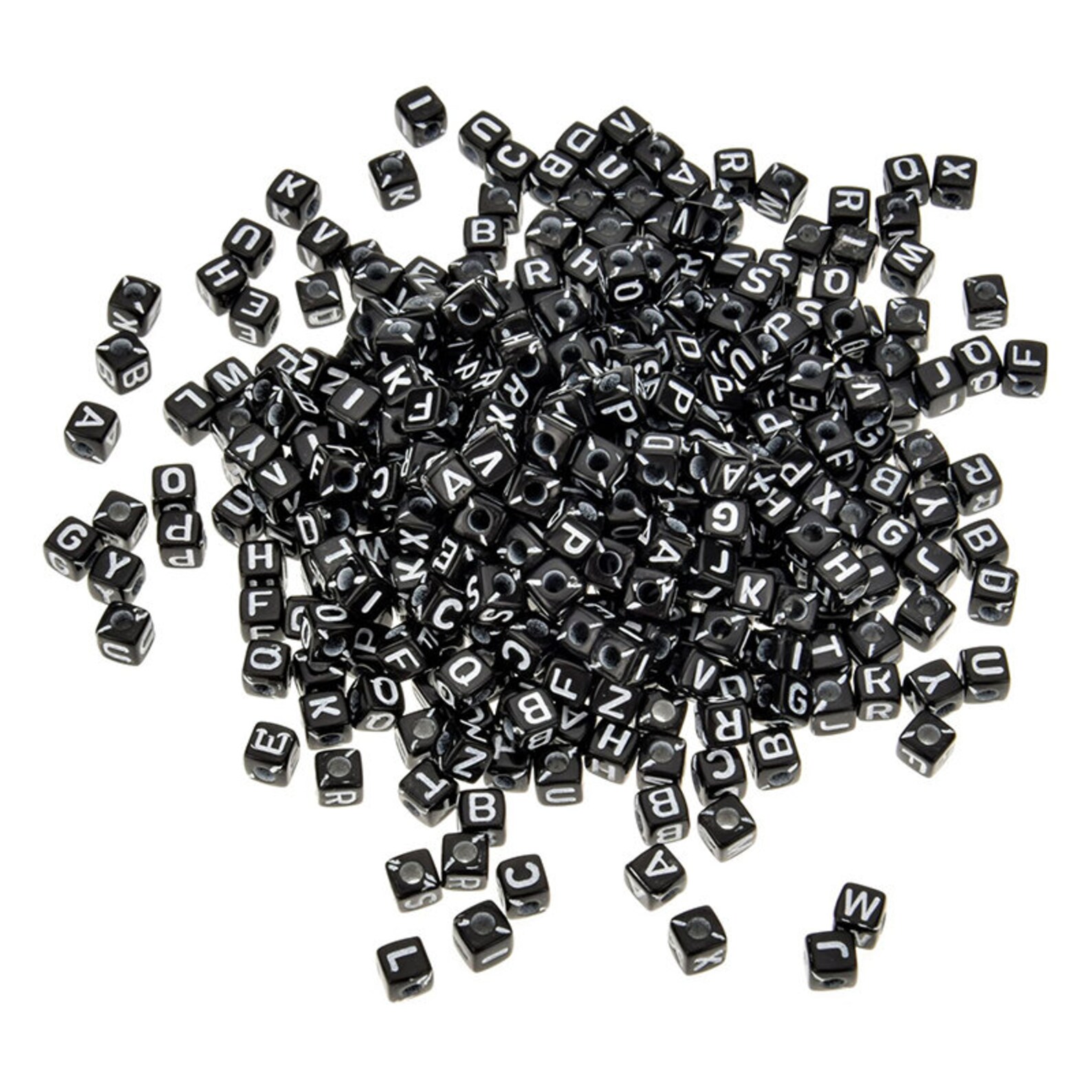 5MM Mix Letter Beads, Square Alphabet Beads, Acrylic Beads, DIY Jewelry ...