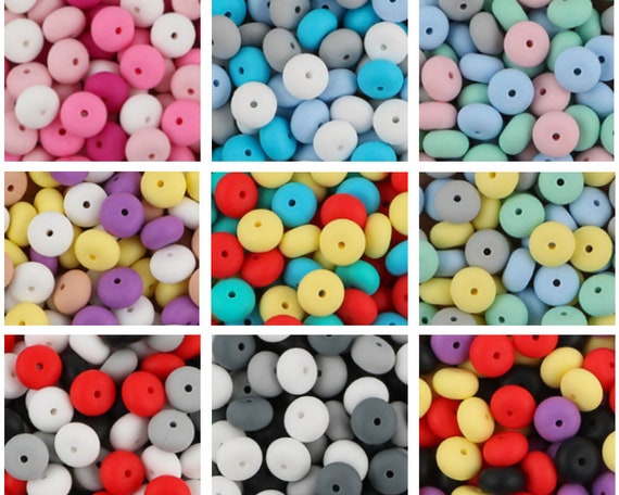 20/50/100pcs Abacus Silicone Beads Abacus Loose Beads Soft - Etsy