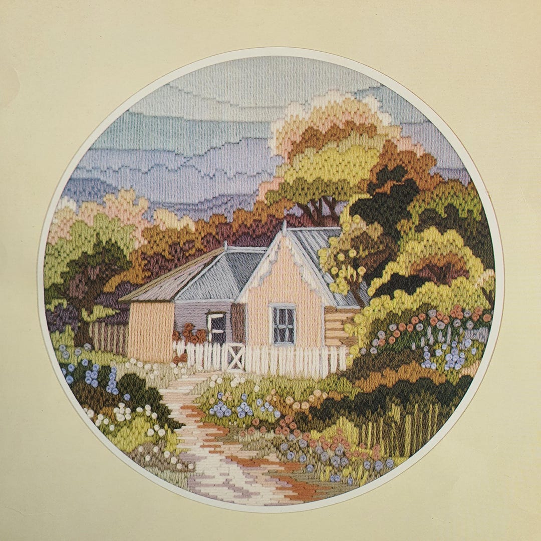 Semco Long Stitch Original Kit, Country Lane, Australian Homestead Long ...