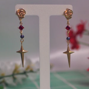 Red Assassin Earrings, Sxf Anime Inspired Earrings, Yor Rose Princess ...