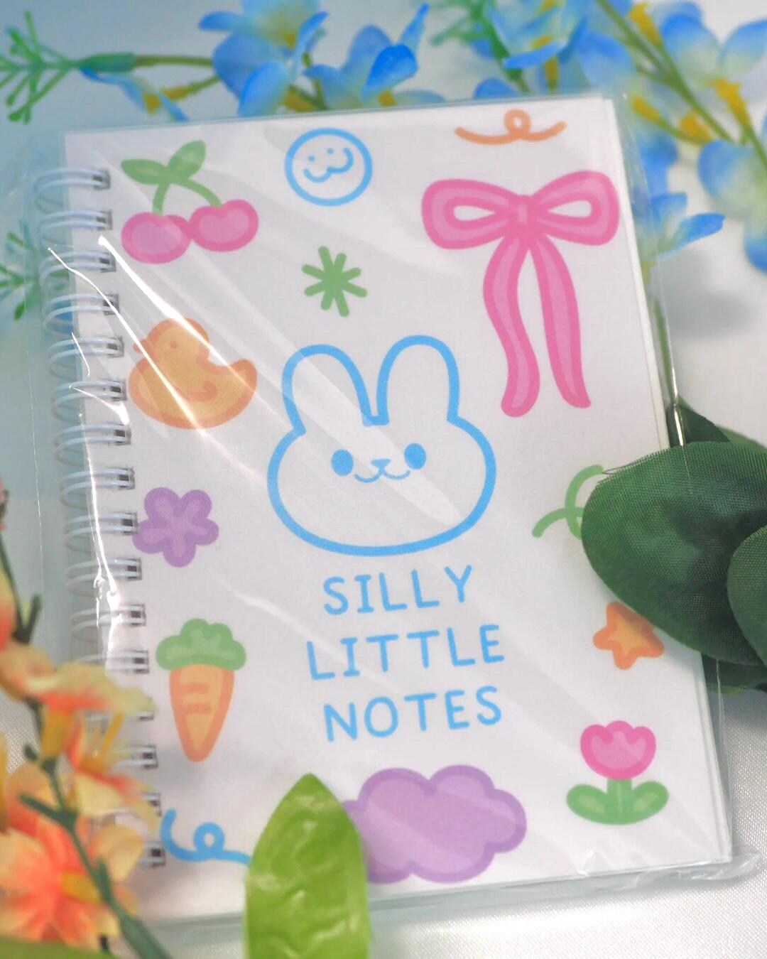 Silly Little Notes Bun Notebok, 100 Sheets, Spiral Notebook, Pocket ...