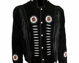 Men's Traditional Handmade Cowboy Western Leather Jacket - Etsy
