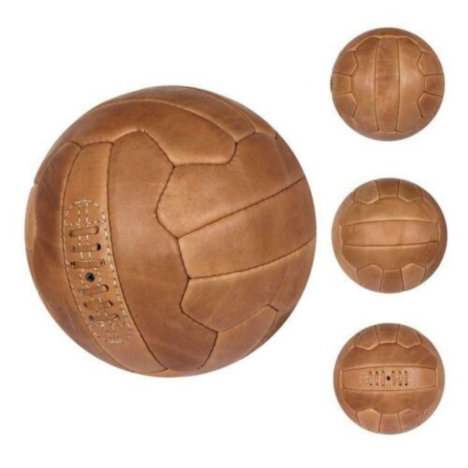 New Retro Vintage 1966 Leather Handmade Soccer Ball Football - Etsy