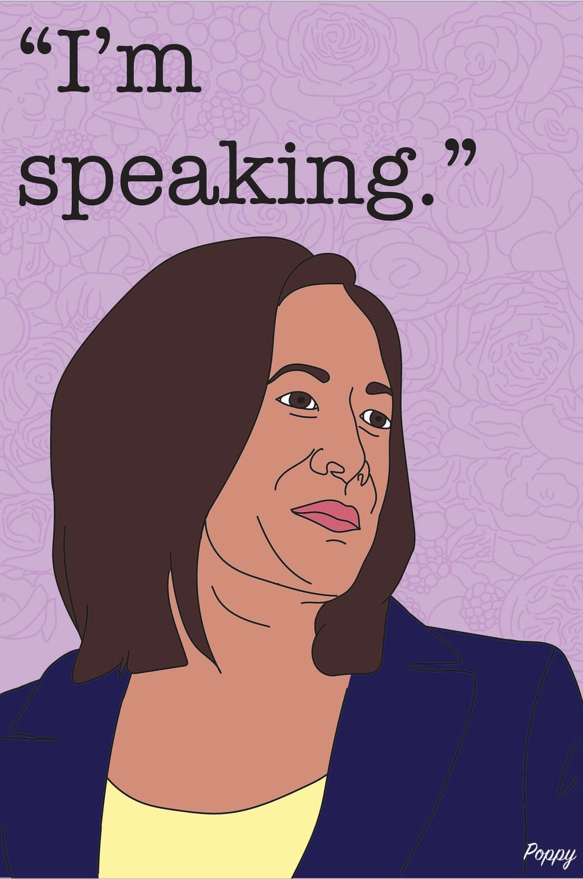 Kamala Harris i'm Speaking. Feminist Woman - Etsy