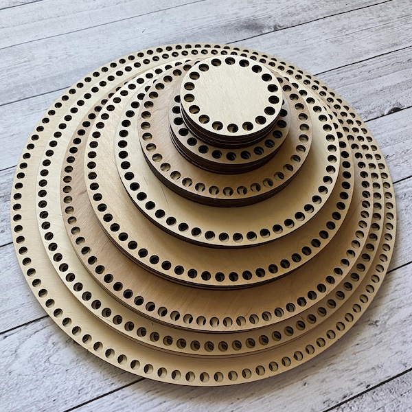 Round Wooden Base - Etsy
