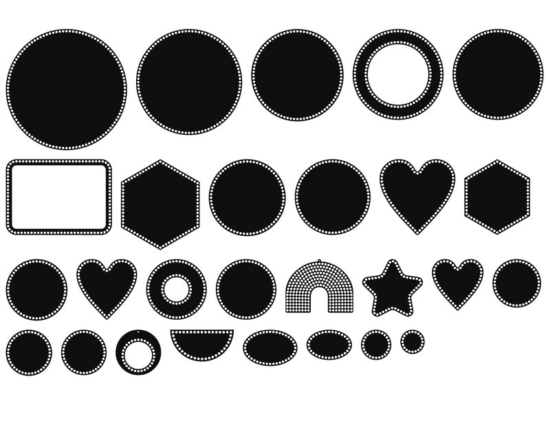 CNC File Bottoms for Crochet Basket, Crochet Bag Bottoms Cdr , Wood ...