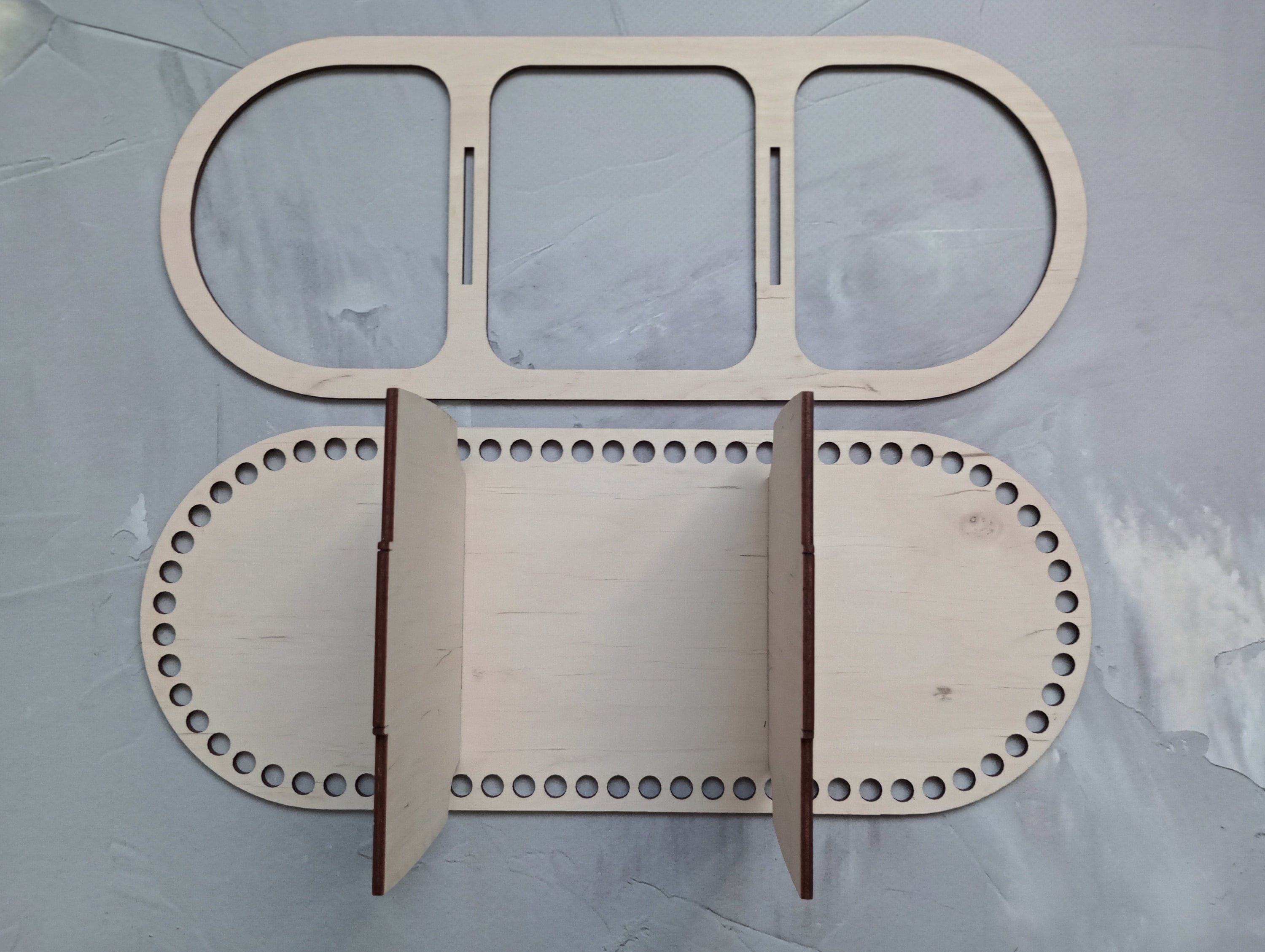 Basis Organizer for a Crochet Basket Oval Crochet Basket Base Bottom ...