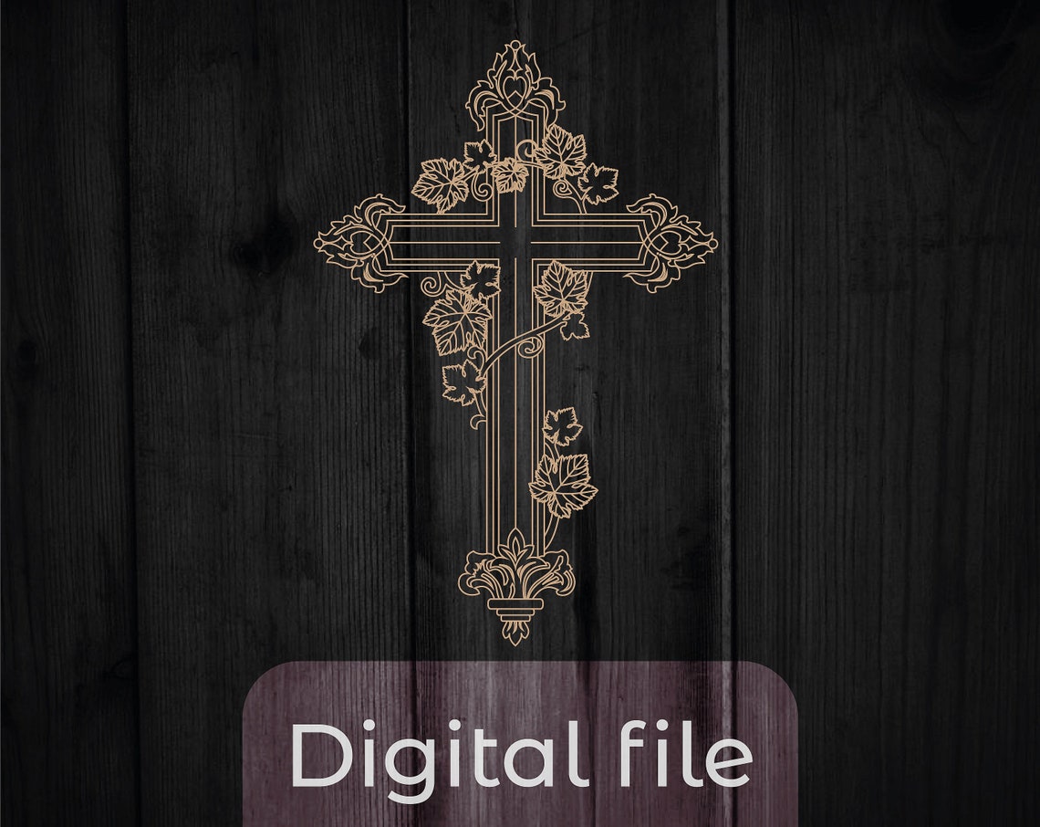 Cross Svg, Religious Christian Svg | .svg Cross | Cnc File for Laser ...
