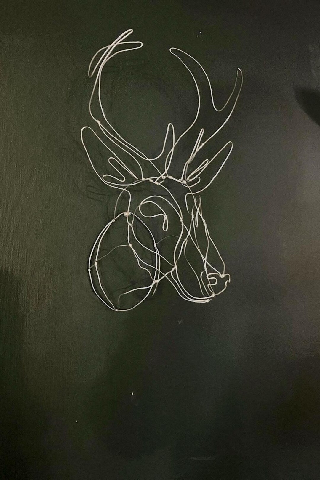 Stag Stainless Steel Wire Sculpture - Etsy
