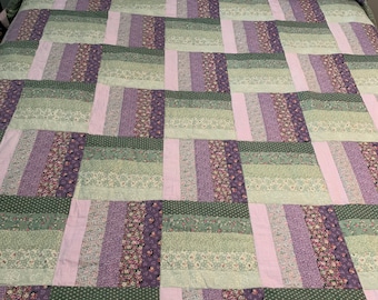 Lavender Green Quilt - Etsy