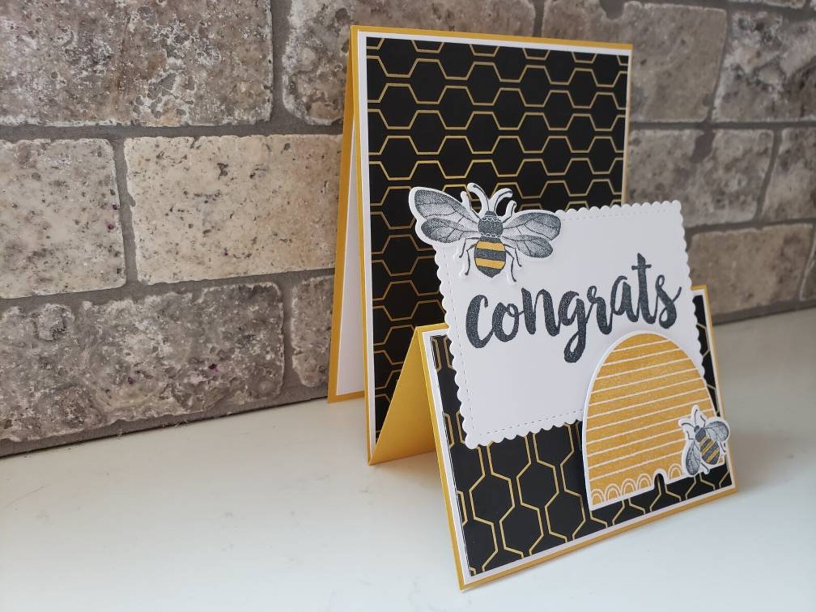 Honey Bee Congratulations Card Stampin up Handmade Card | Etsy