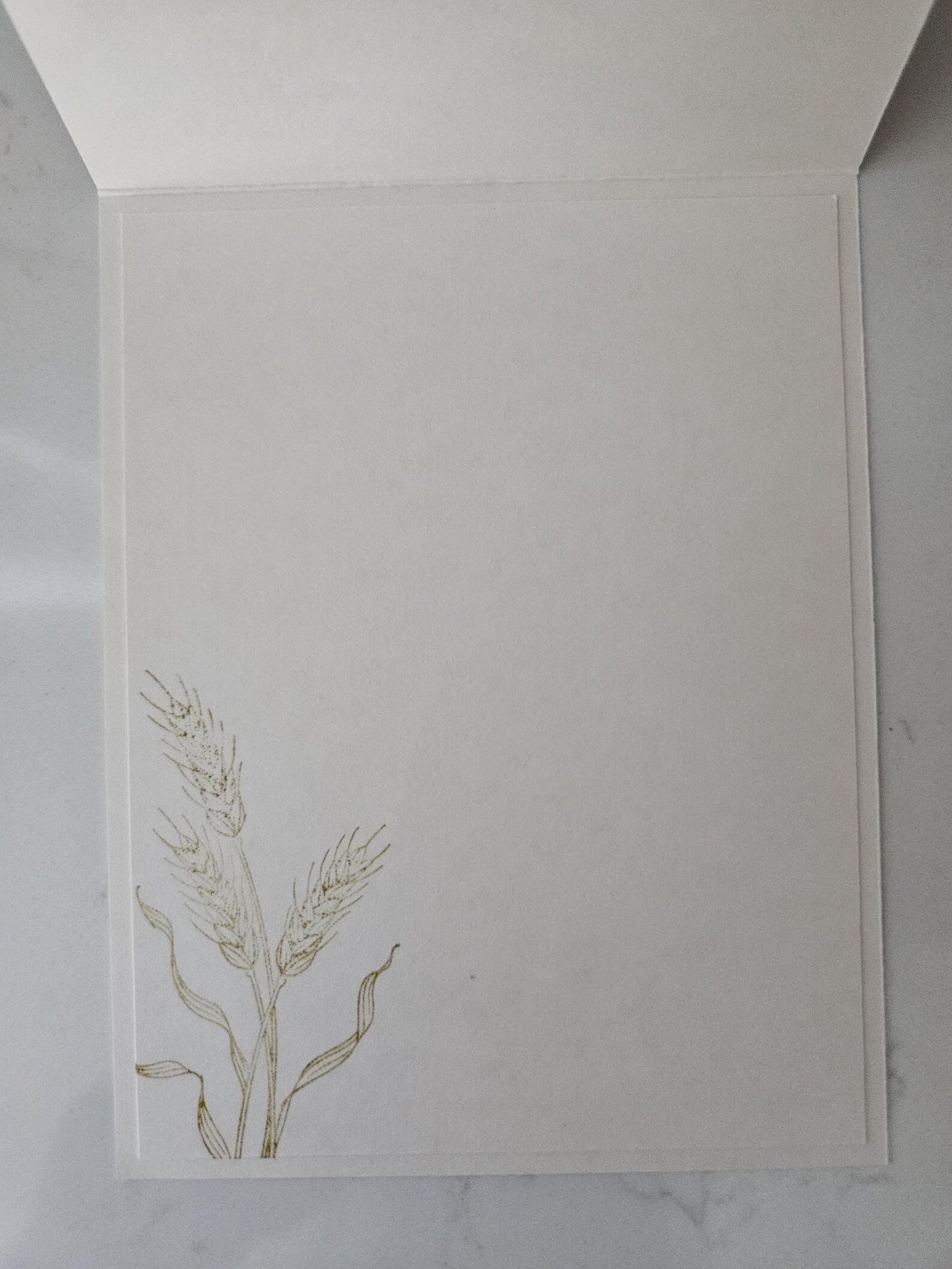 Wheat Themed Autumn/thanksgiving Greeting Card - Stampin up - Handmade ...