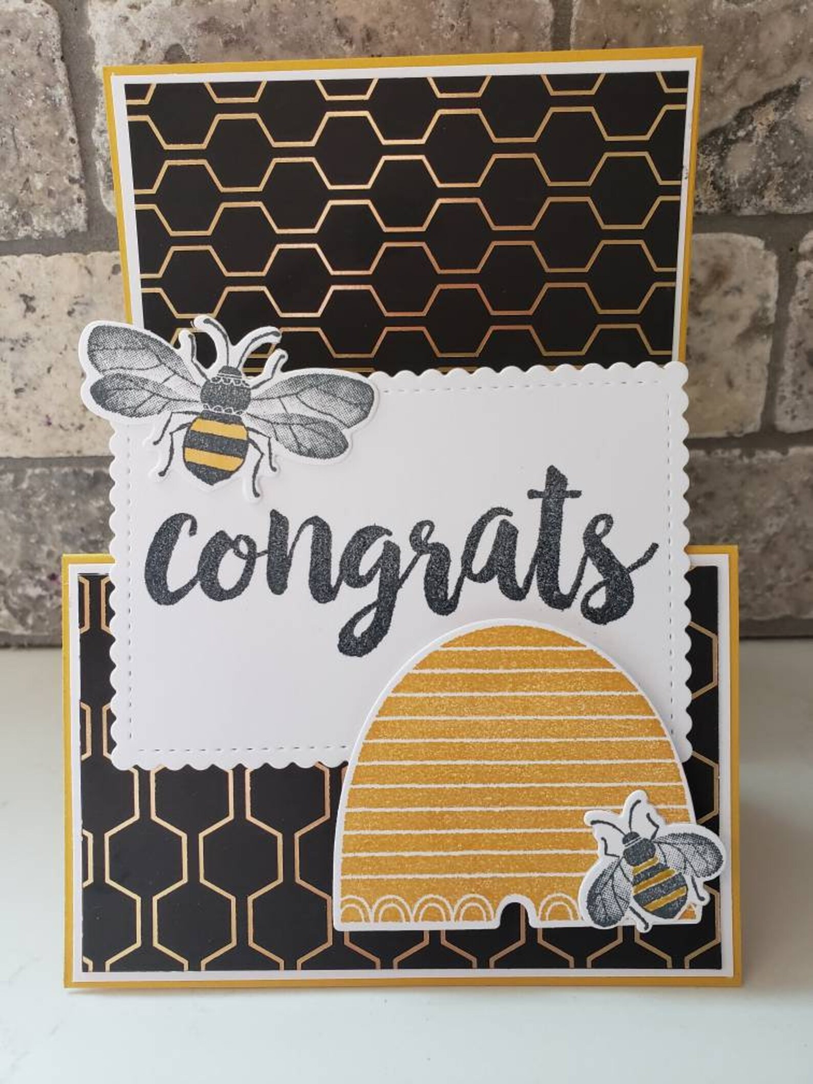 Honey Bee Congratulations Card Stampin up Handmade Card - Etsy
