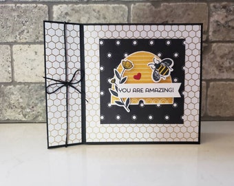 Honey Bee Congratulations Card - Stampin up Handmade Card - Hand ...