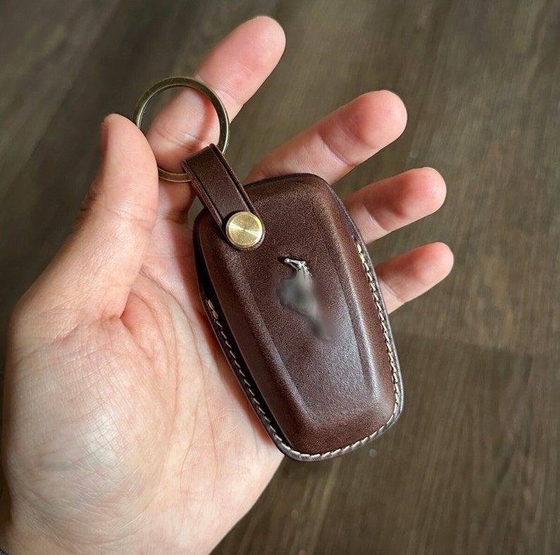 Ford Key Cover for Mustang Mach-e, Remote Holder, Leather Key Case, Key ...