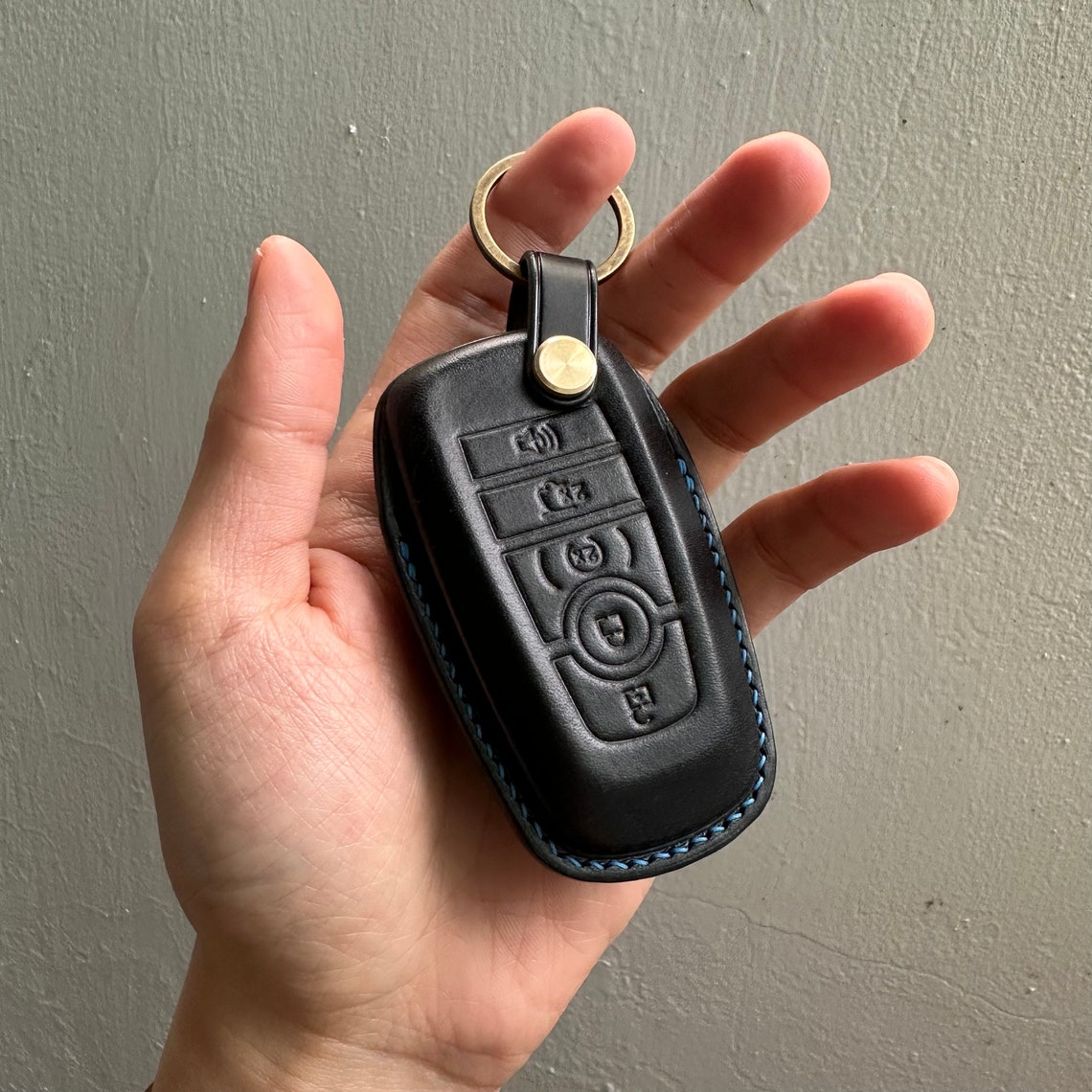 Ford Key Cover for Mustang Mach-e, Remote Holder, Leather Key Case, Key ...