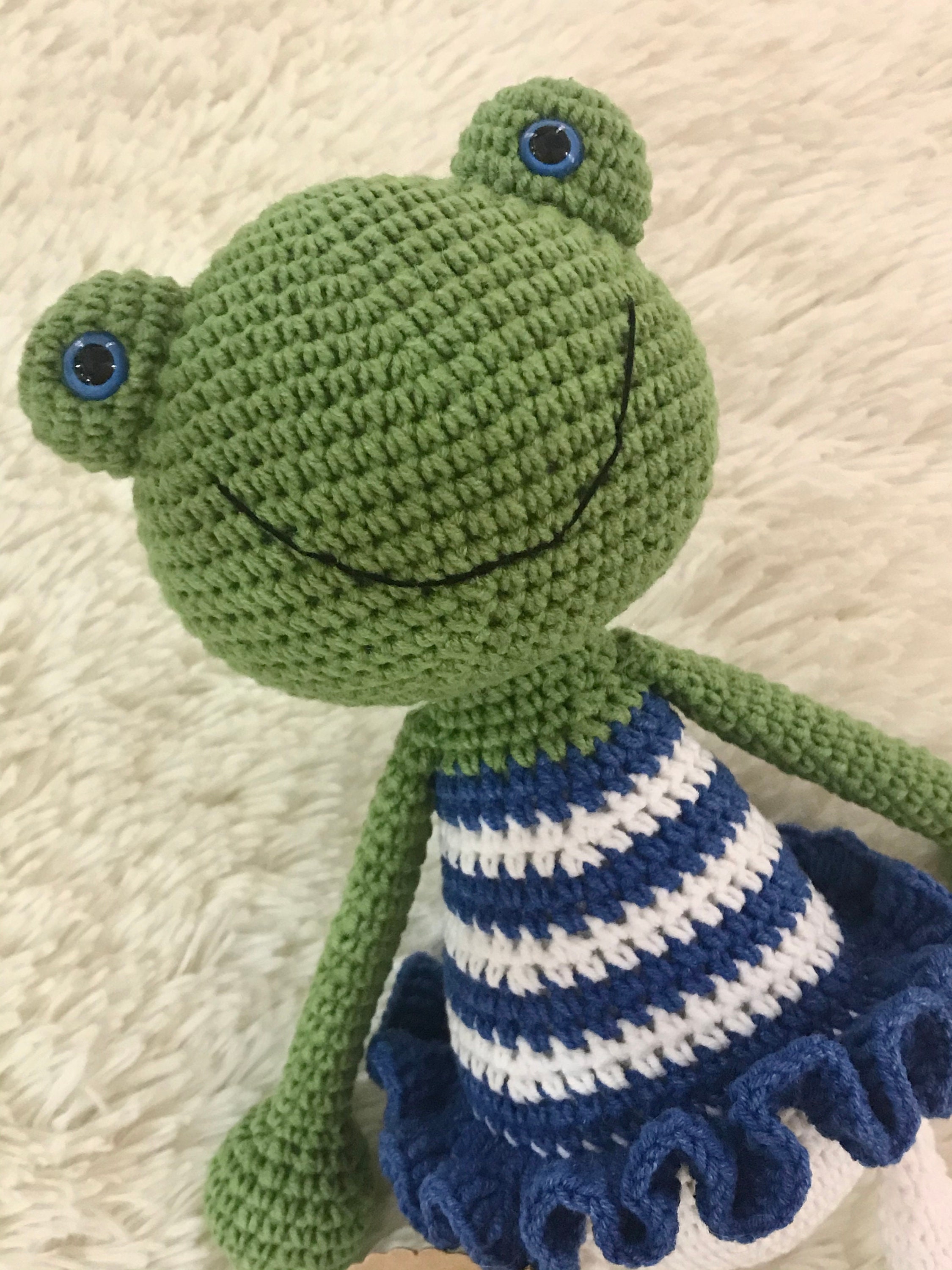 Crochet Frog,amigurumi Crochet Animals,gift for Sisters,plush Frog Toy ...