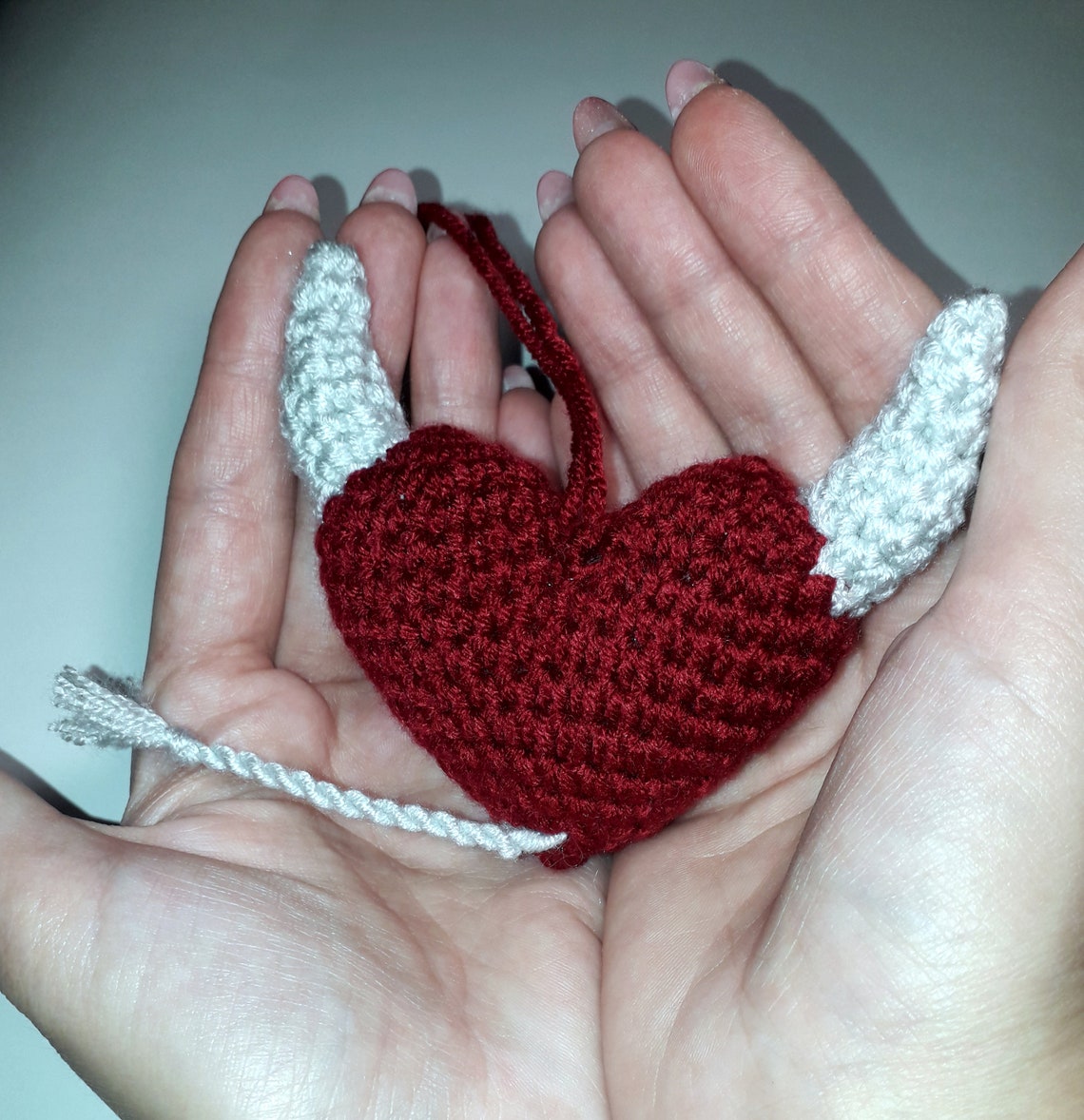 Crochet Heart Rad Heart Wedding Heart Handmade Heart Gift - Etsy
