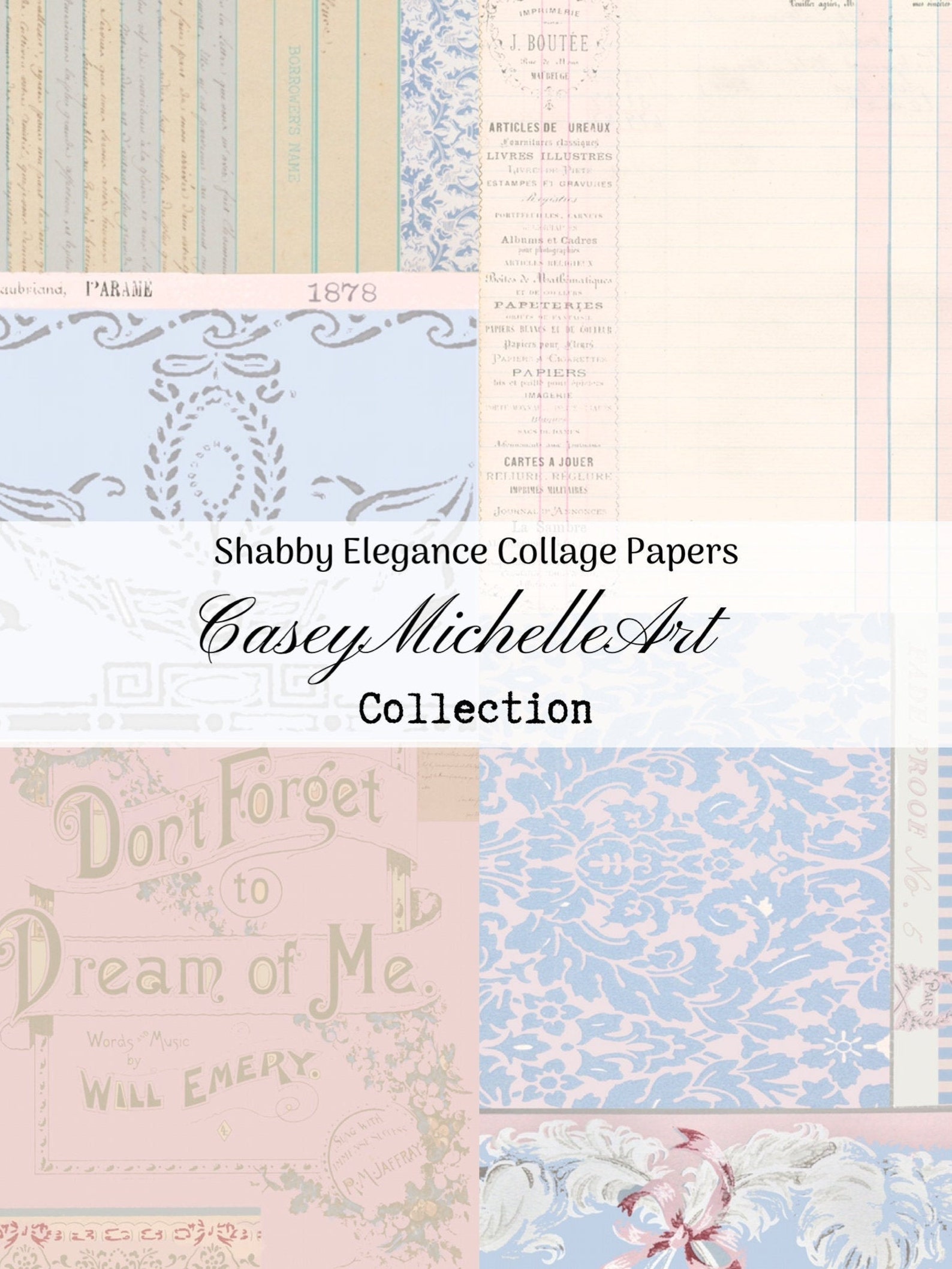 Floral Wallpaper, Music Sheet Covers, Library Card Variety Pack for ...