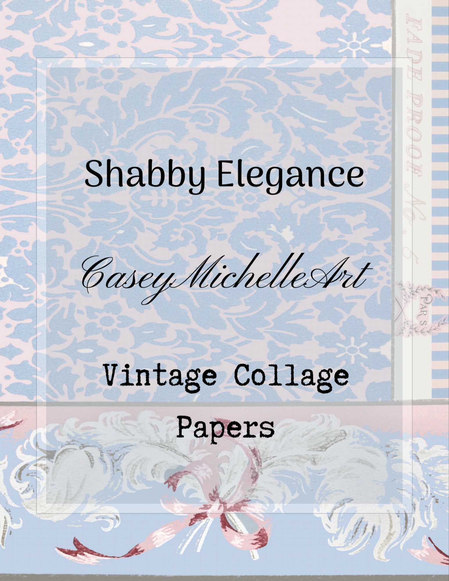 Floral Wallpaper, Music Sheet Covers, Library Card Variety Pack for ...