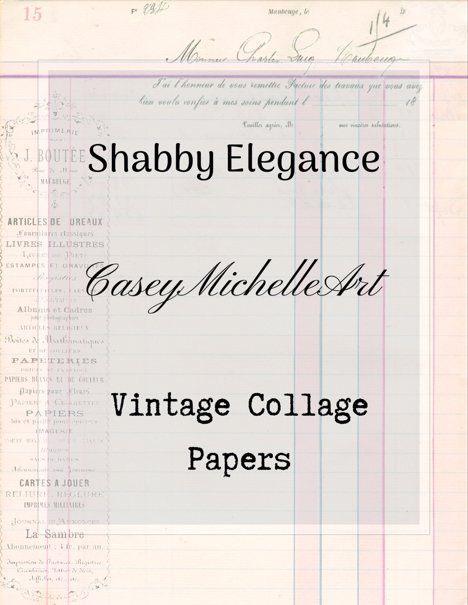 Floral Wallpaper, Music Sheet Covers, Library Card Variety Pack for ...