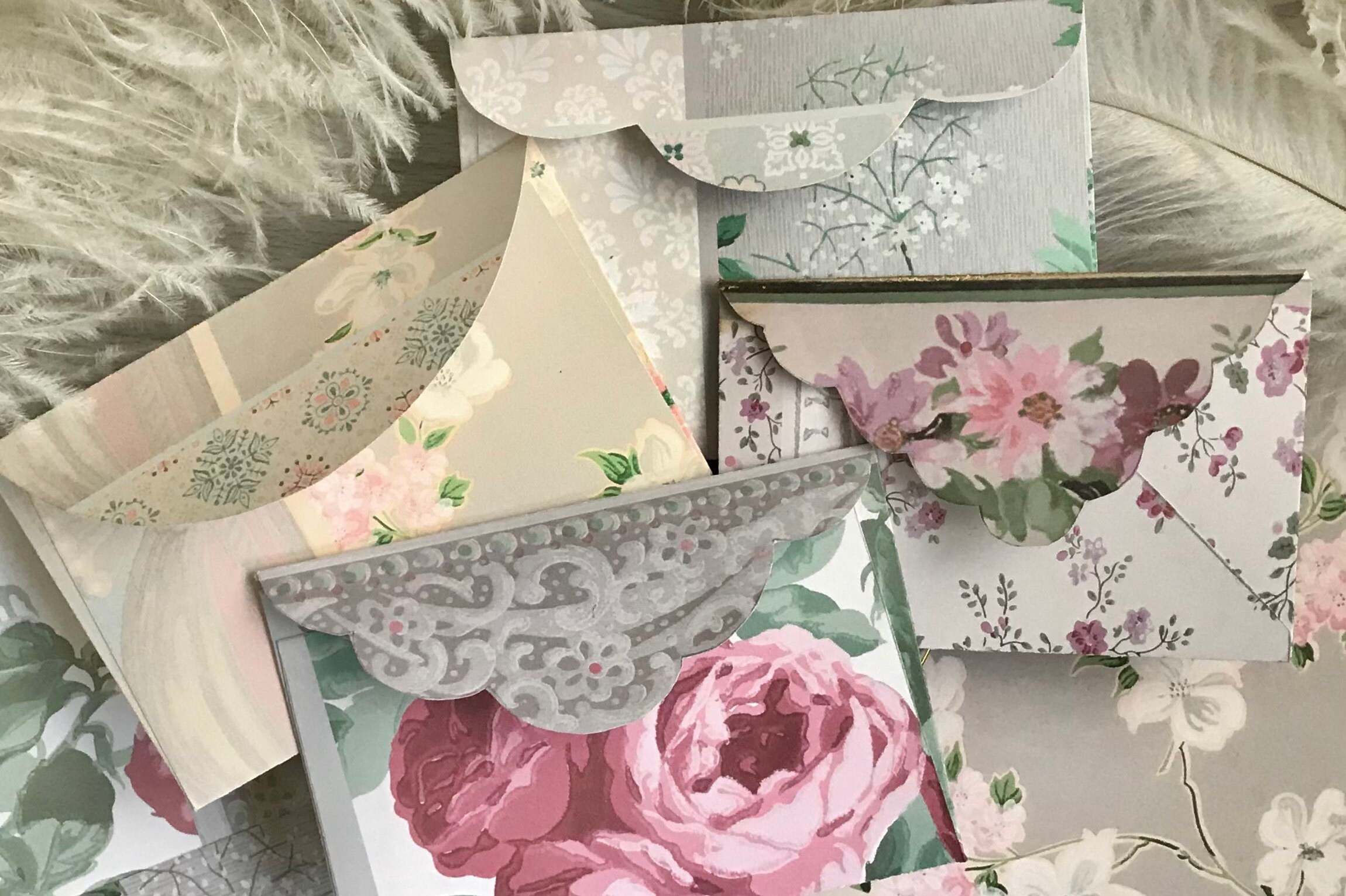 Decorative Envelope Templates for Scrapbooks, Journals and Papercrafts ...