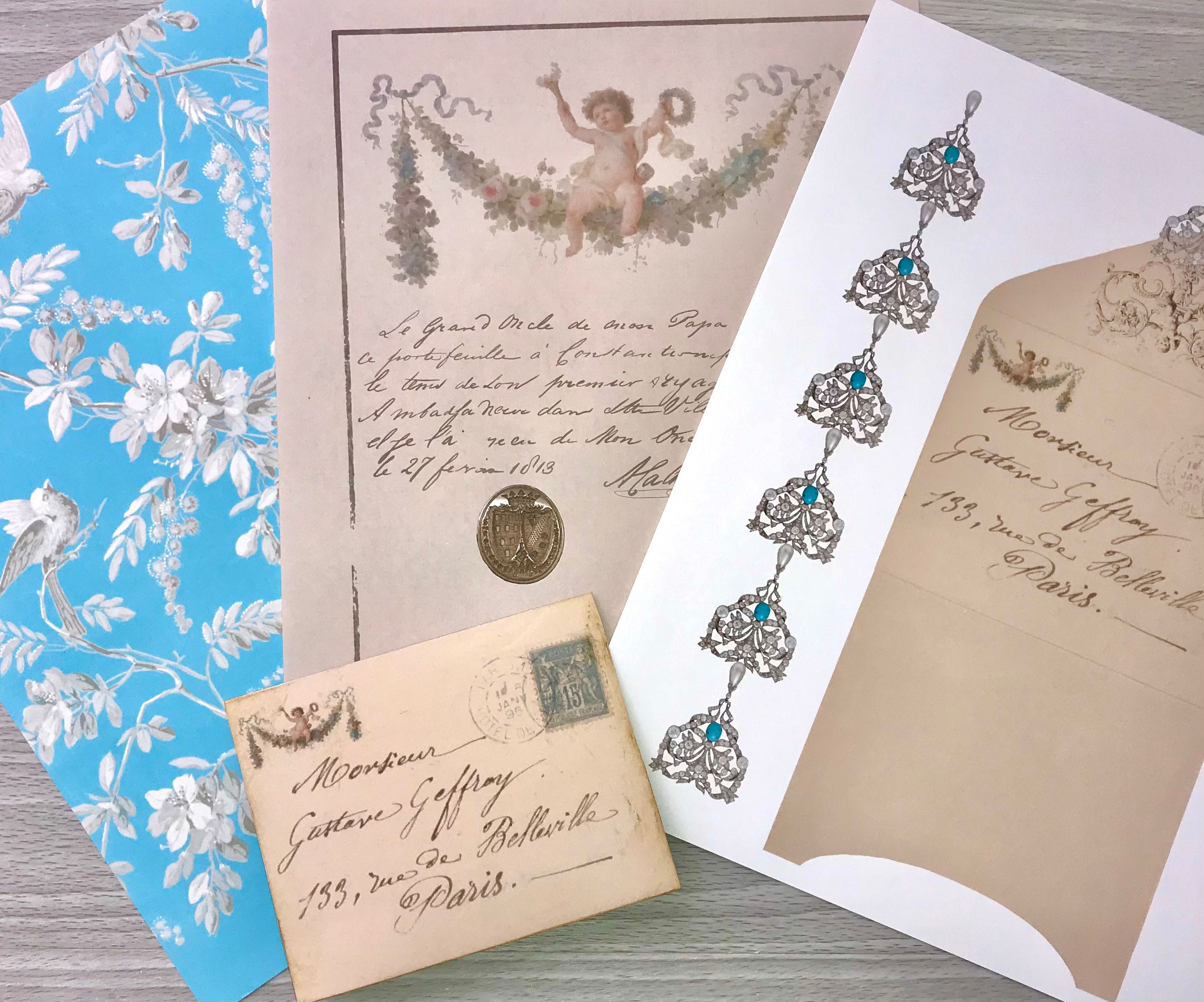 French Envelope and Letter Vintage Variety Pack for - Etsy