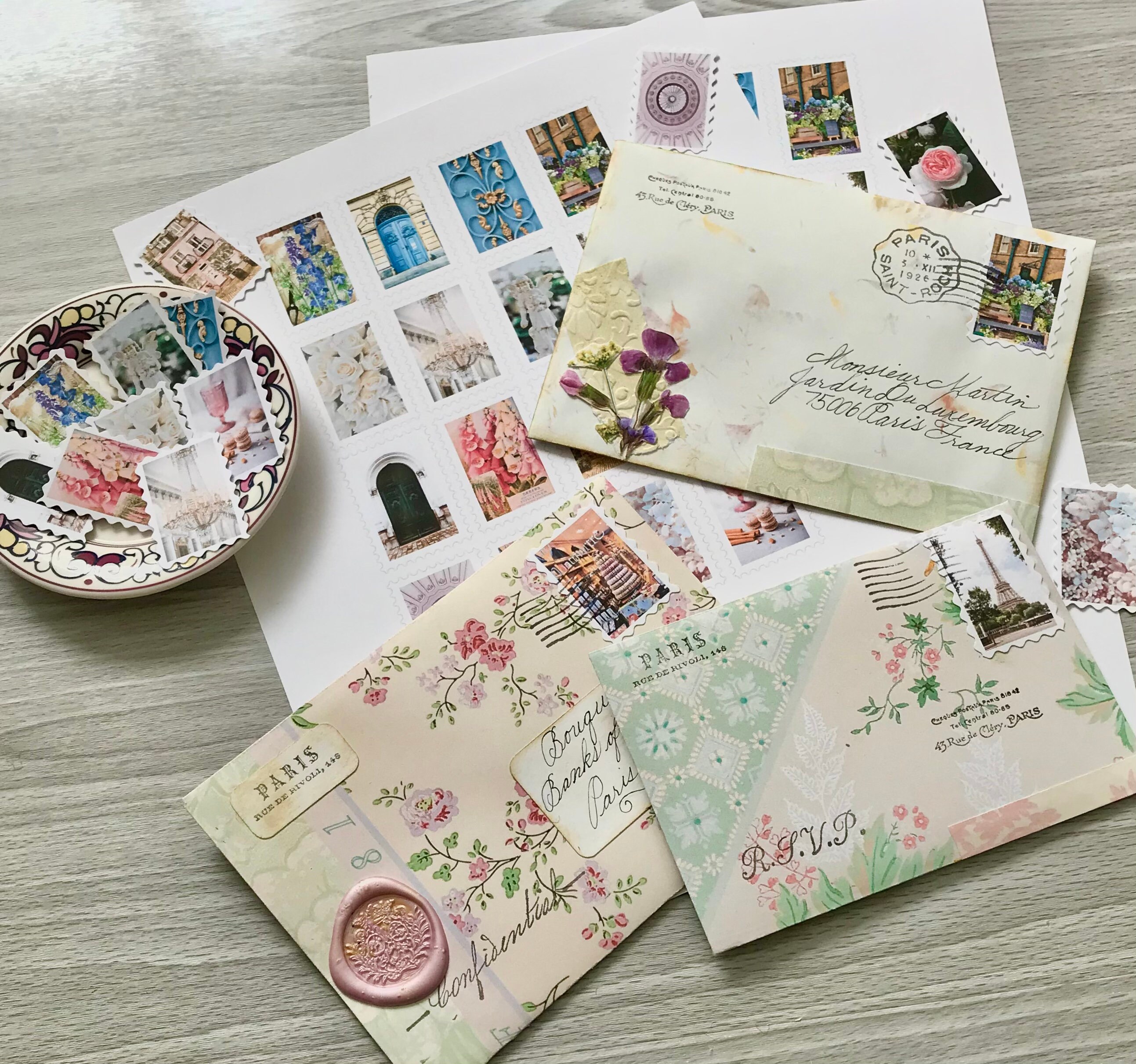 Faux Postage Stamps| Set of 16 | Printable Stamps | Photography Stamp ...