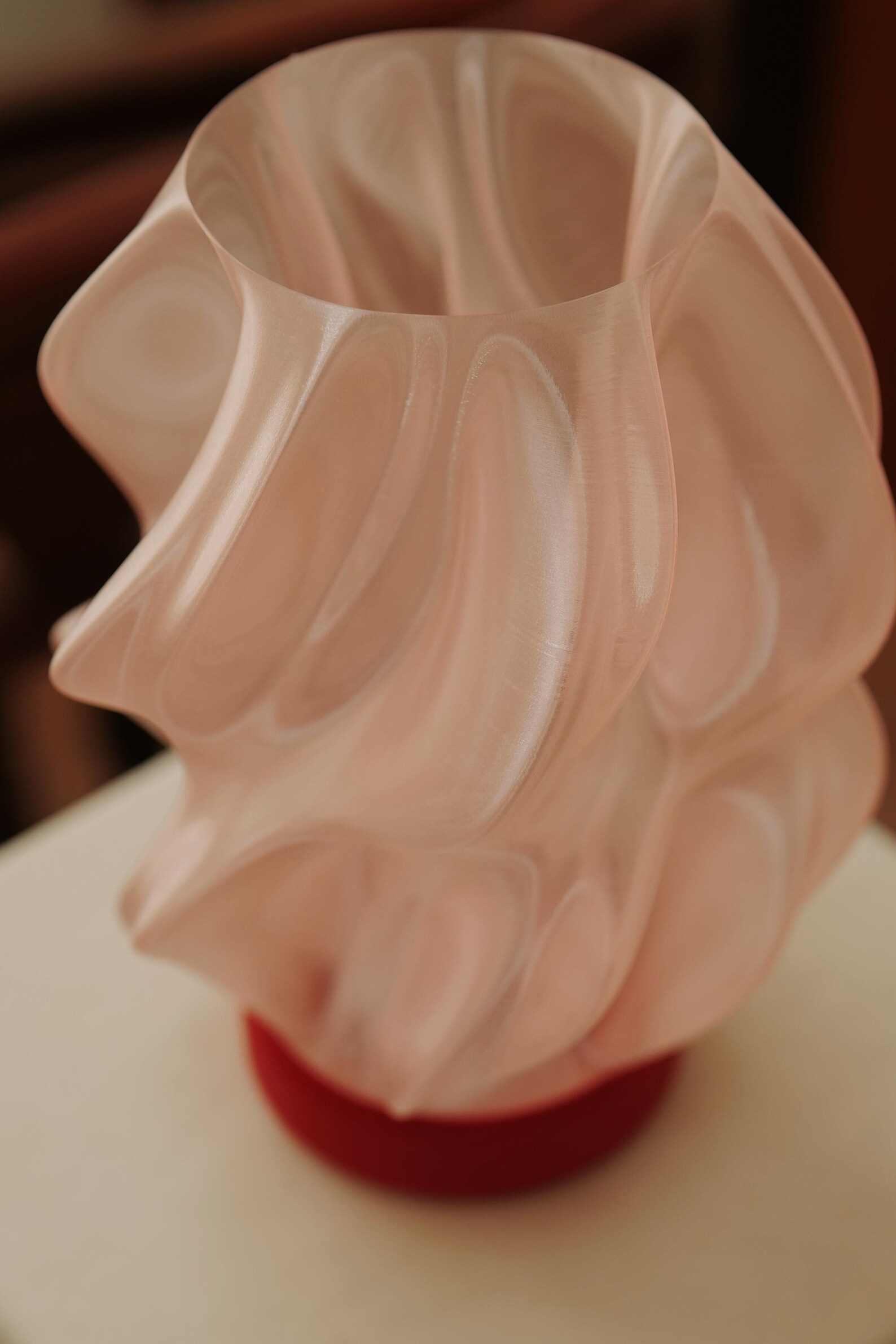 Nebula Pinky Shade | Luminous Veil | Pink Crystal Frost Silk Flow ...