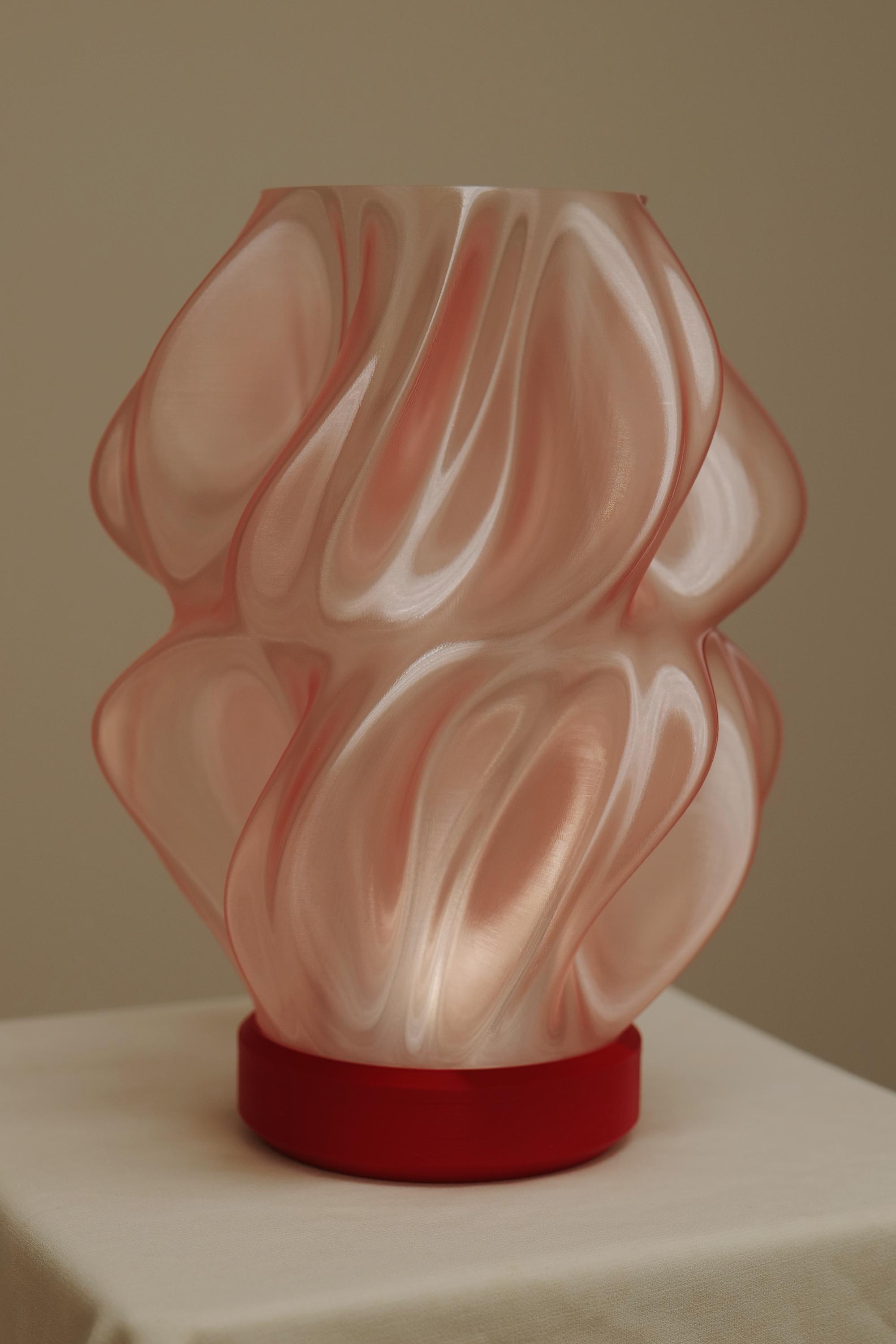 Nebula Pinky Shade | Luminous Veil | Pink Crystal Frost Silk Flow ...