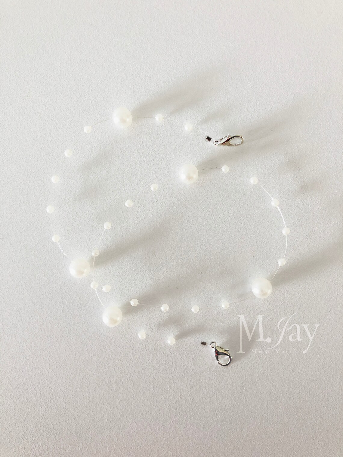 Pearl Mask LANYARD Super light wt faux pearl neck strap | Etsy