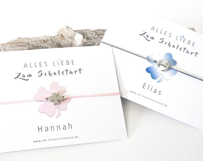 Armband Schulkind I Einschulung I Schulstart - Etsy.de