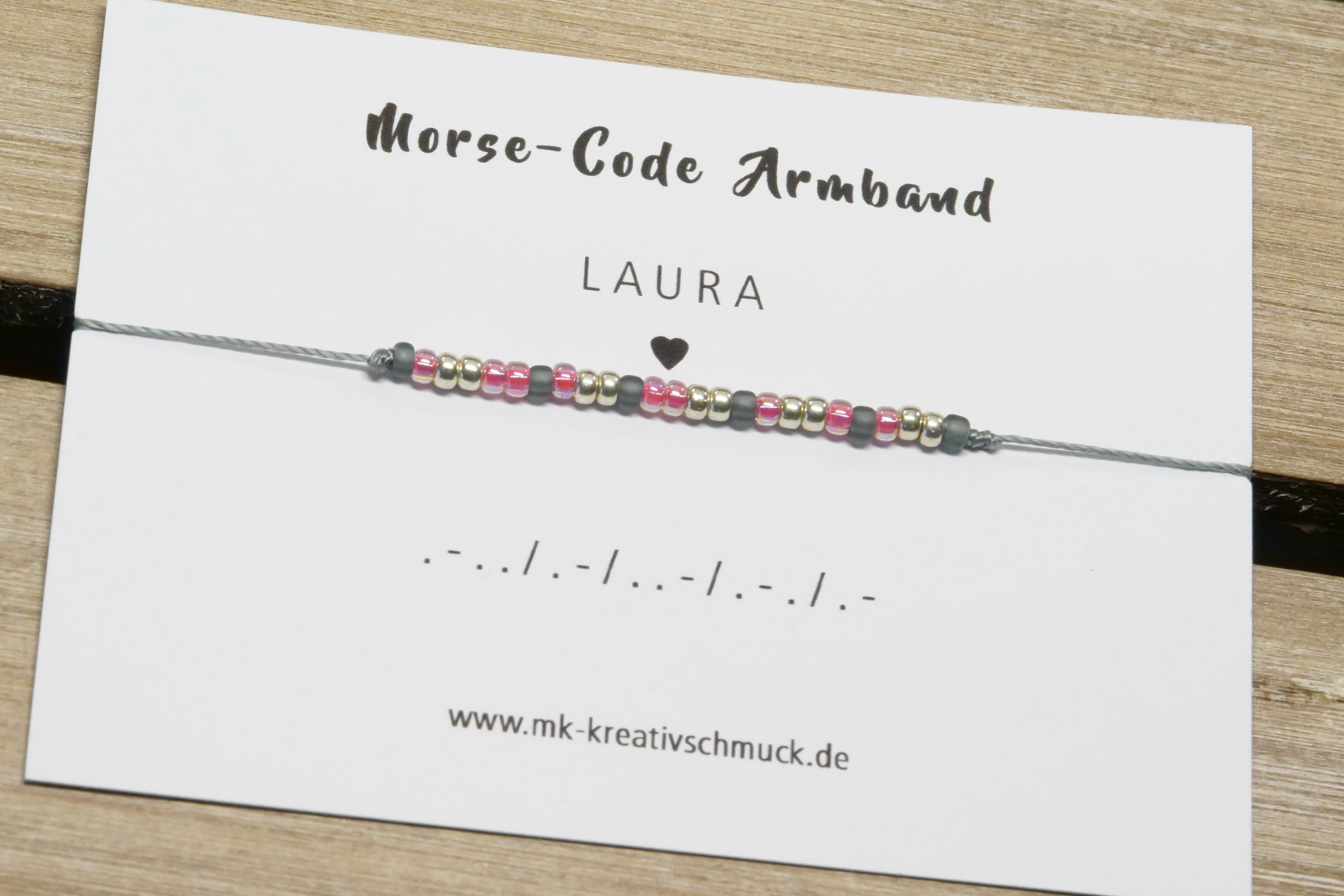 MORSE-CODE Armband personalisiert Armband mit Wunschname | Etsy